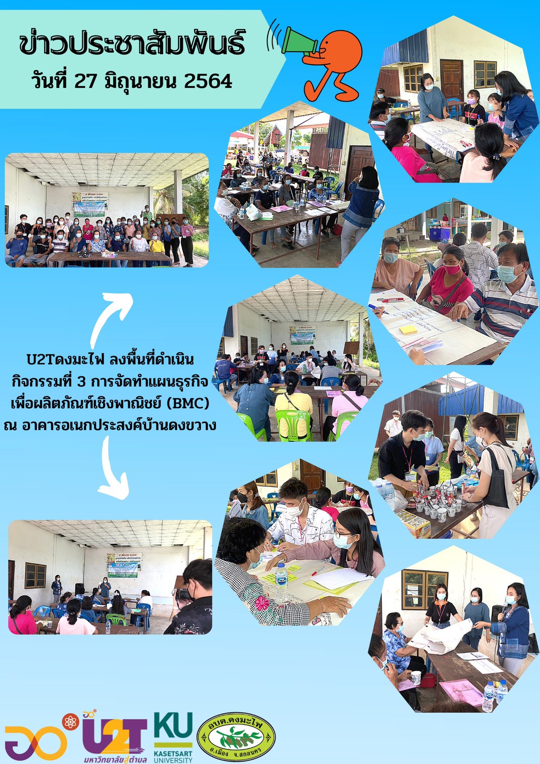 KU U2T มหาวิทยาลัยสู่ตำบล มหาวิทยาลัยเกษตรศาสตร์