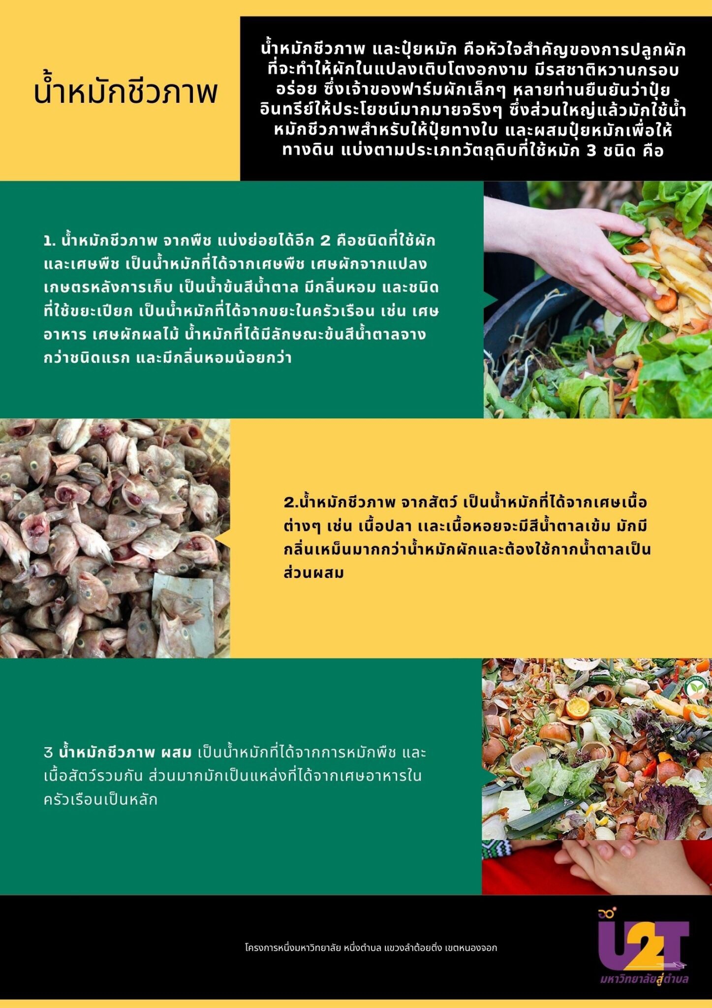 KU U2T มหาวิทยาลัยสู่ตำบล มหาวิทยาลัยเกษตรศาสตร์